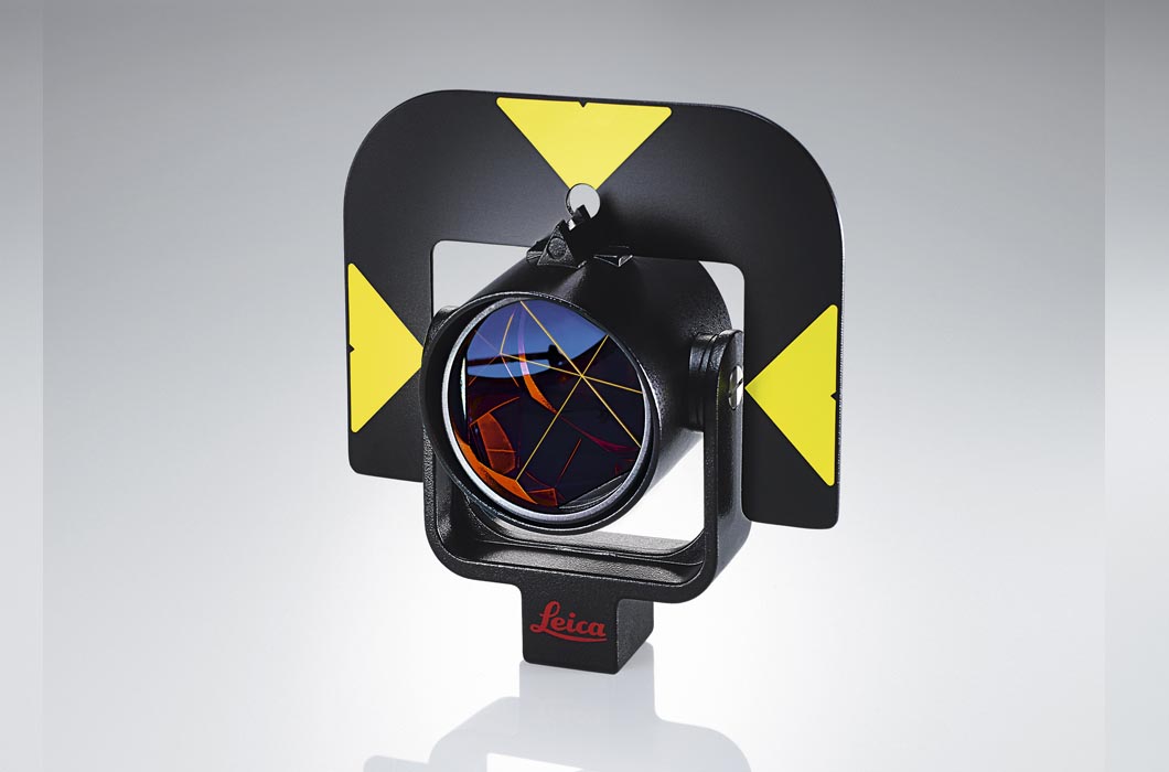 Prisma circular Leica GPR121 com suporte | Grupo Acre Portugal
