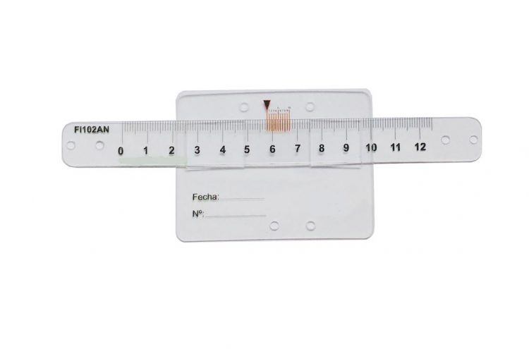 Fissurometro para superfície plana com parafusos ou adesivo de dupla ...